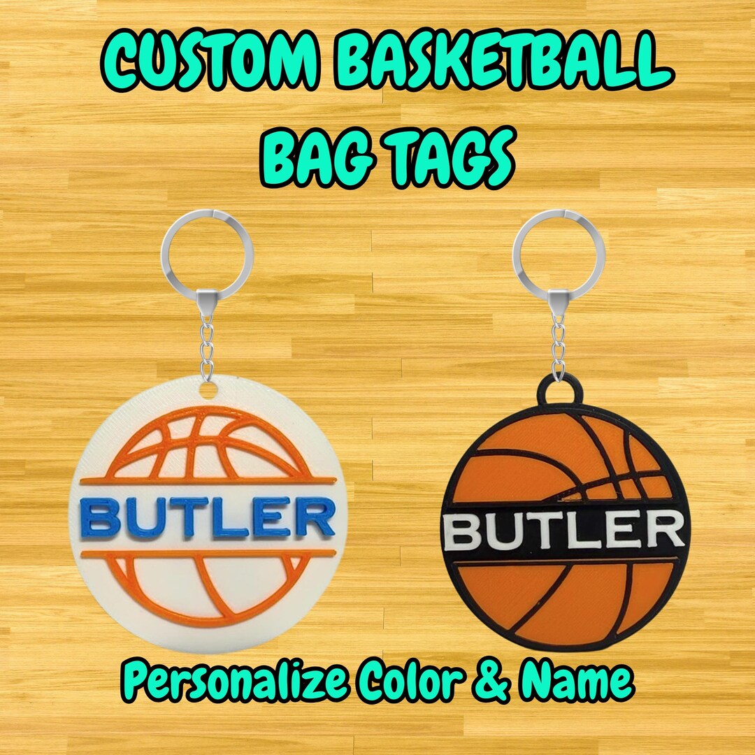 Personalized Basketball Bag Tag – Custom Team Gift, Player Name ...