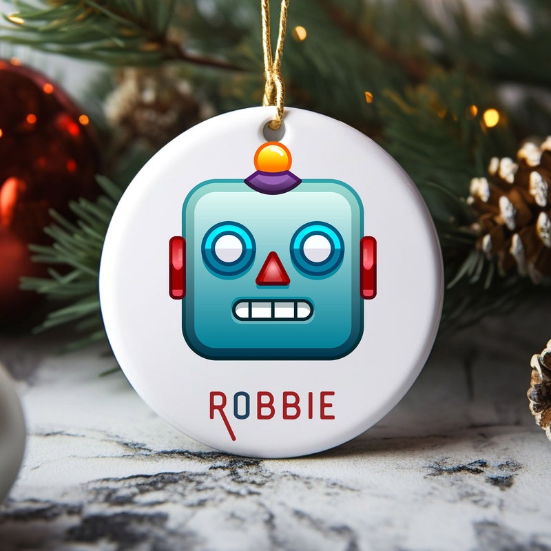 Robot Ornament - Etsy
