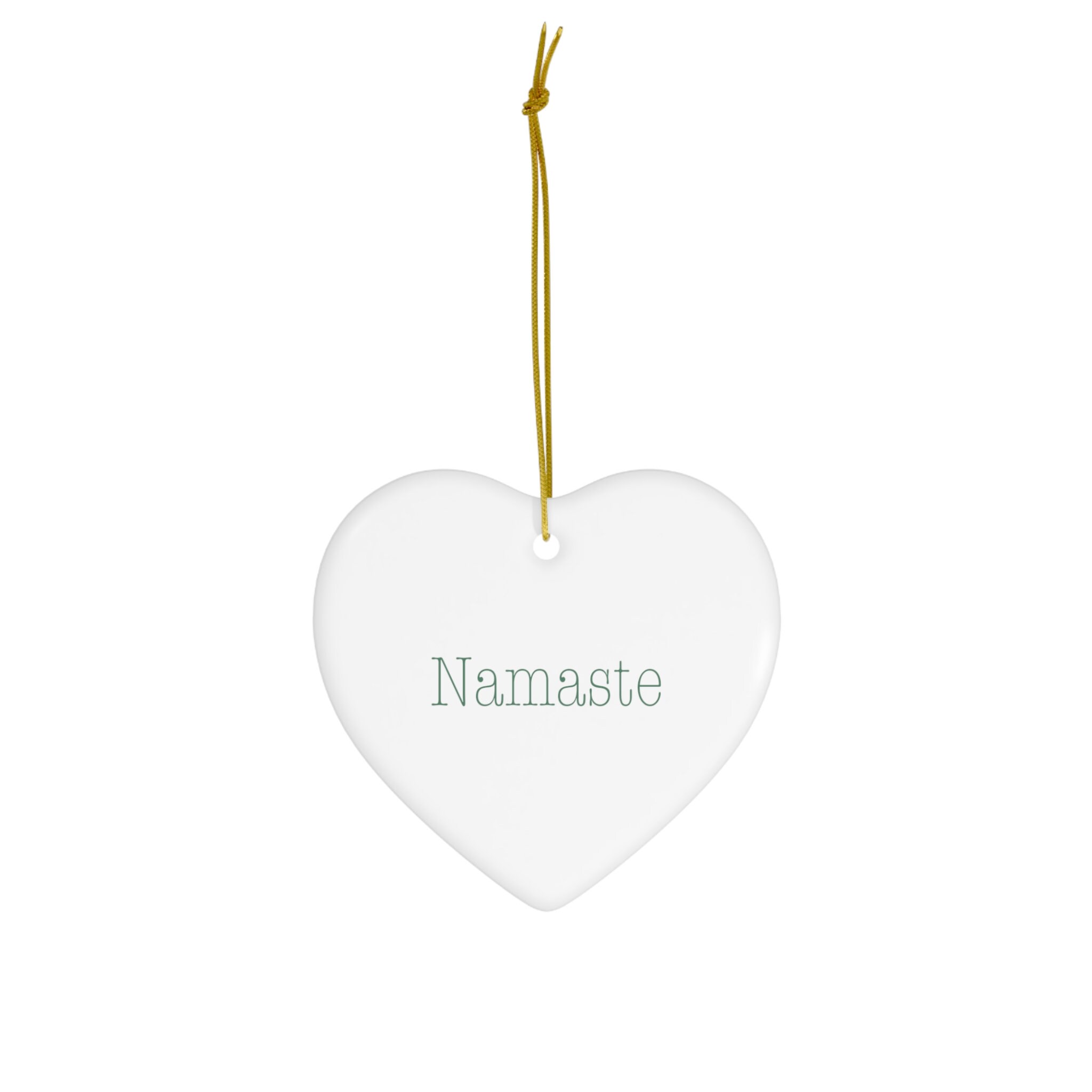 Namaste Ornament, Yoga Ornament, Sanskrit Gift, Yoga Teacher Gift, Yogi ...