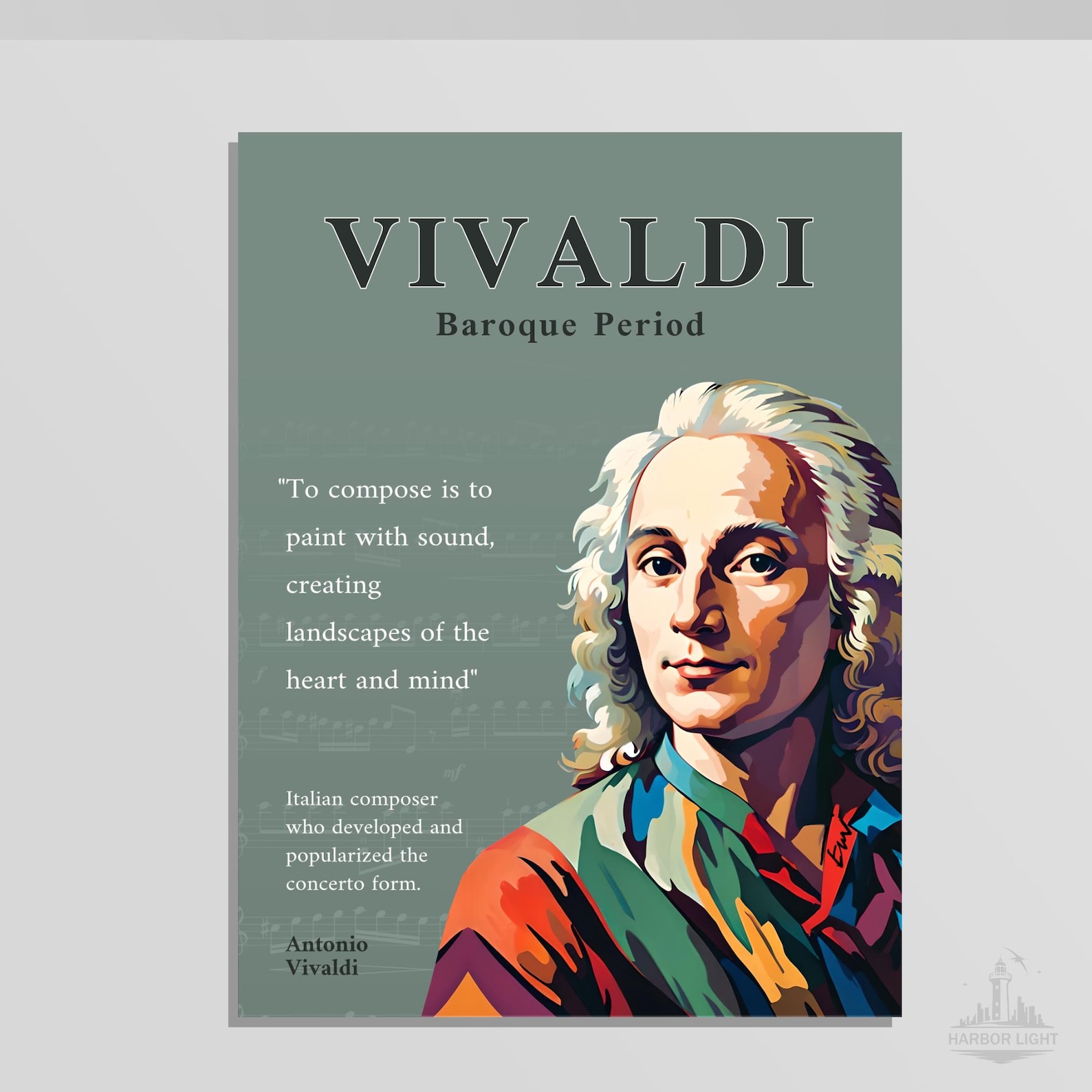 Famous Composers Printable Poster Pack (6x) | Teacher - Music Classroom ...