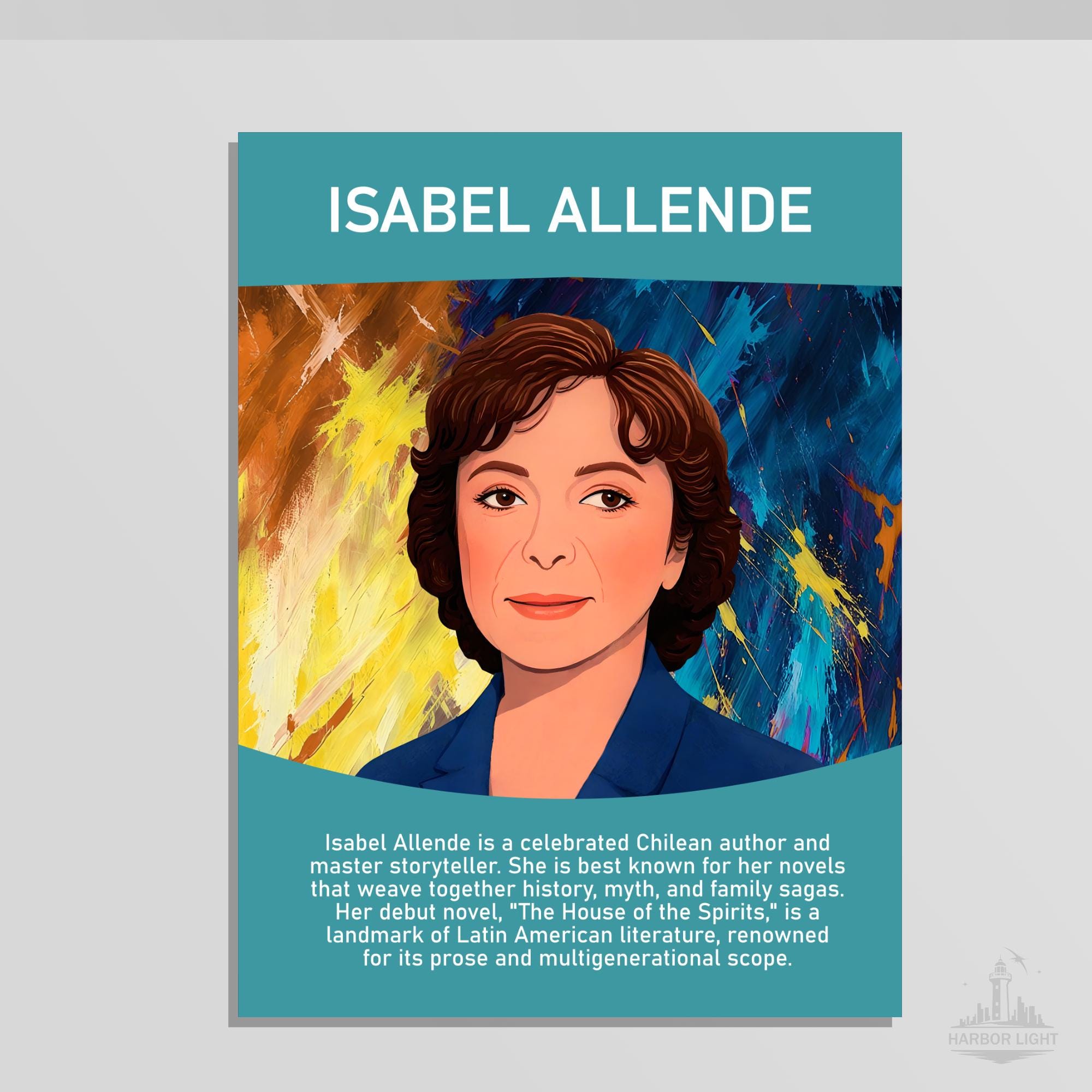 Famous Hispanic Authors Printable Poster Pack (6x) | Latinx and Spanish ...
