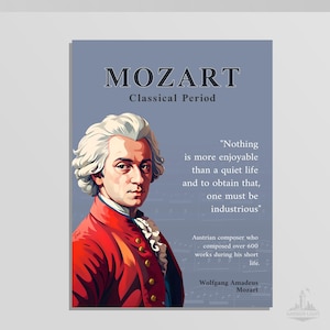 Famous Composers Printable Poster Pack (6x) | Teacher - Music Classroom ...