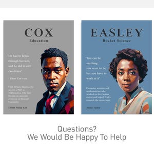 Famous Black Mathematicians Printable Poster Pack (6x) | Teacher - Math ...