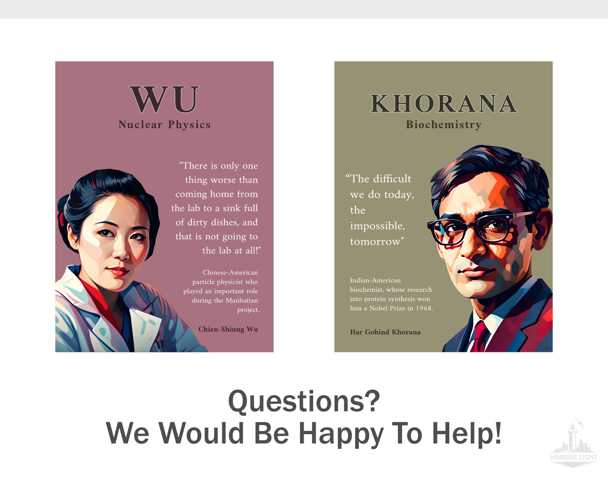 Asian Scientists Printable Poster Pack (6x) | AAPI Heritage Month ...