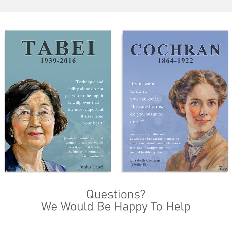 Famous Women Explorers Printable Poster Pack 6x Teacher Social Studies ...