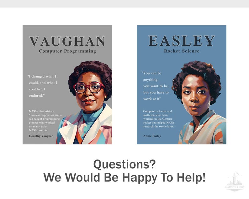 Famous Black Mathematicians Printable Poster Pack (6x) | Teacher - Math ...