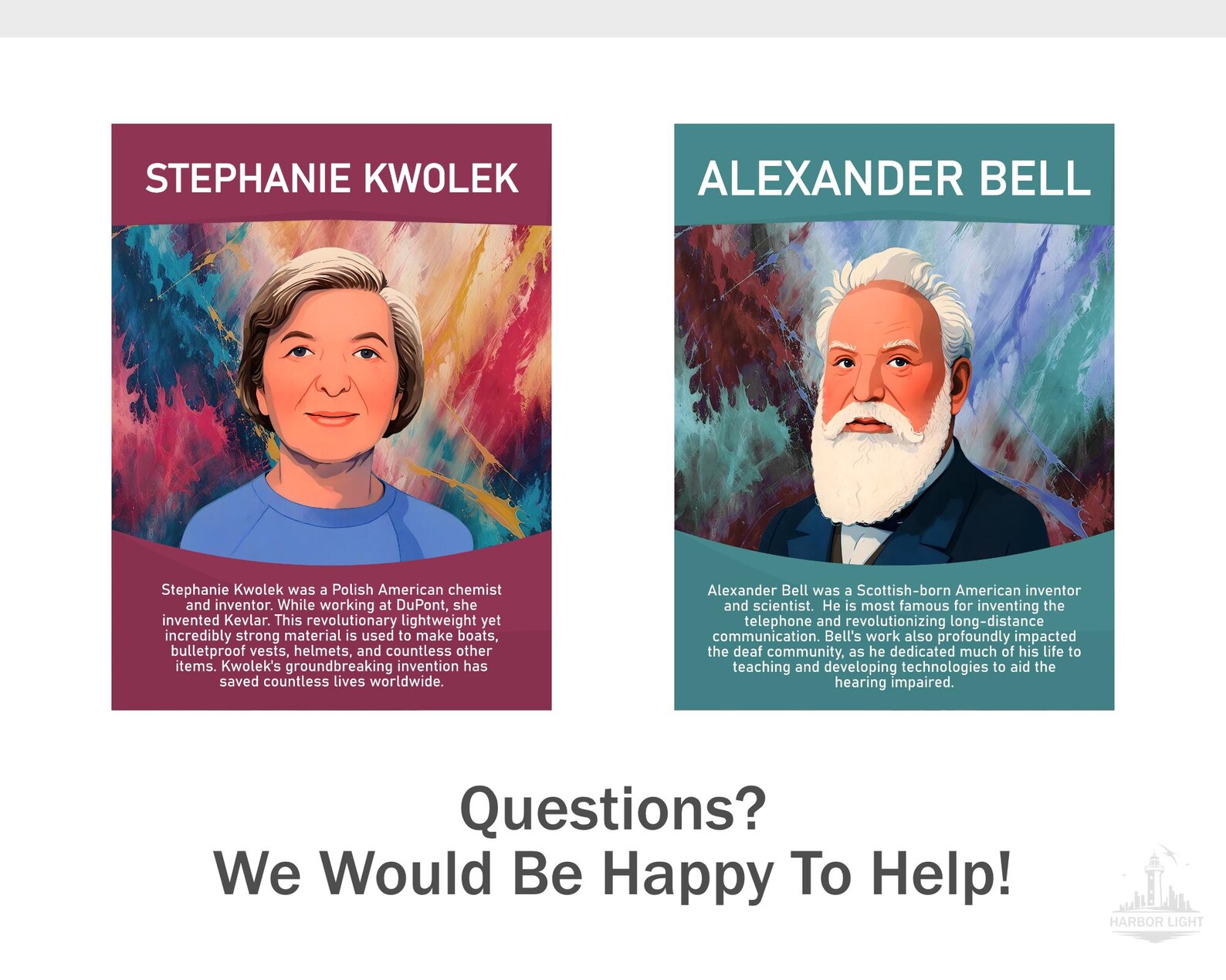 Famous Inventors Poster Set: 20th Century STEM Classroom Decor (digital ...