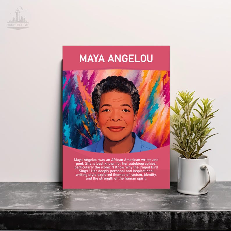 Maya Angelou Poster: Inspirational Classroom Decor (PDF) - Etsy