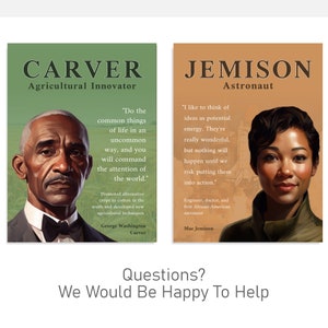 Famous Black Scientists Poster Pack 6x, Printable Classroom Decor ...