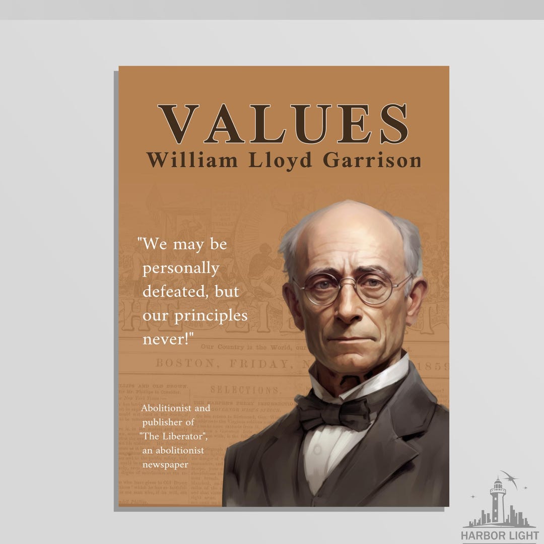 William Lloyd Garrison Printable Poster Pack | Black History Month ...