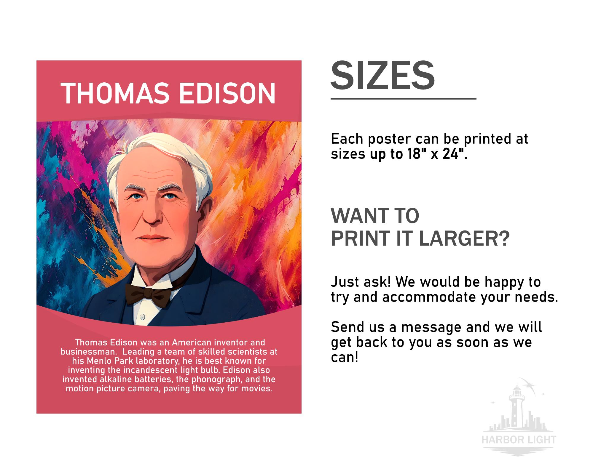 Famous Inventors Poster Set: 20th Century STEM Classroom Decor (digital ...