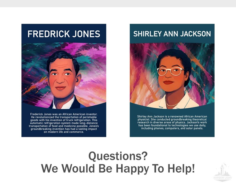 Famous Black Inventors Poster Pack | African American Scientists and ...
