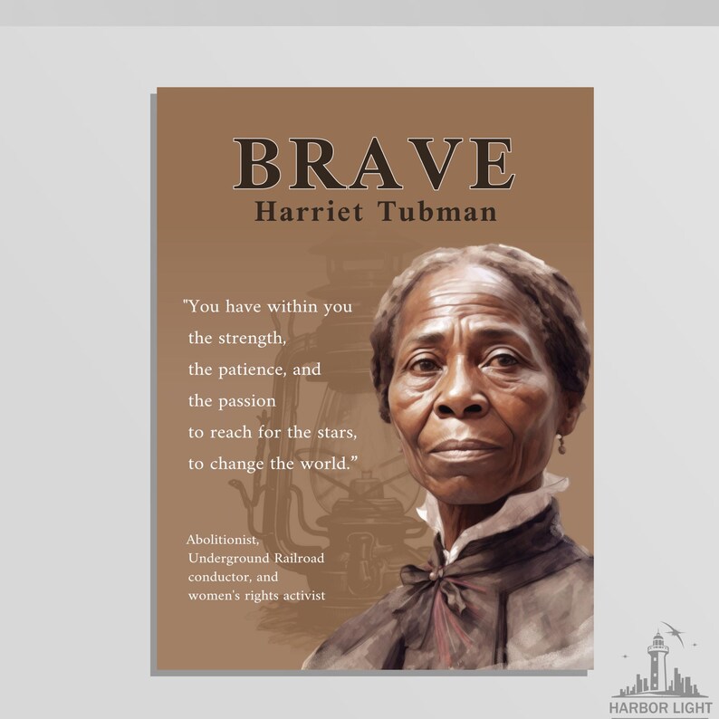Harriet Tubman Poster: Black History Month Classroom Decor (PDF) - Etsy
