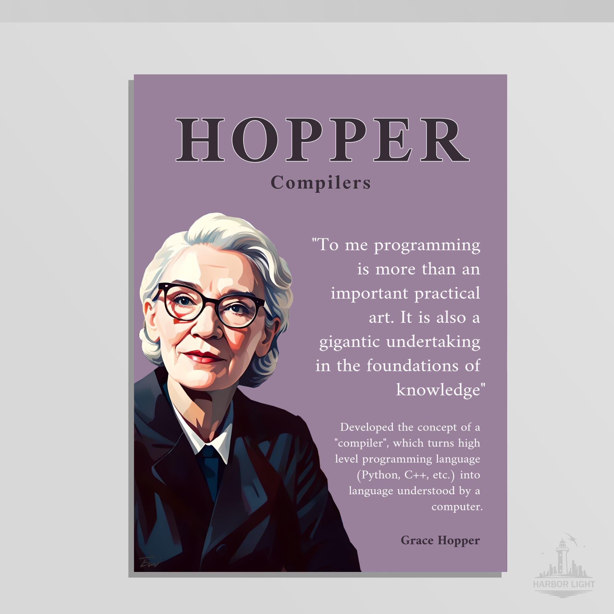 Famous Computer Scientists Printable Poster Pack (6x) | Teacher - Comp ...