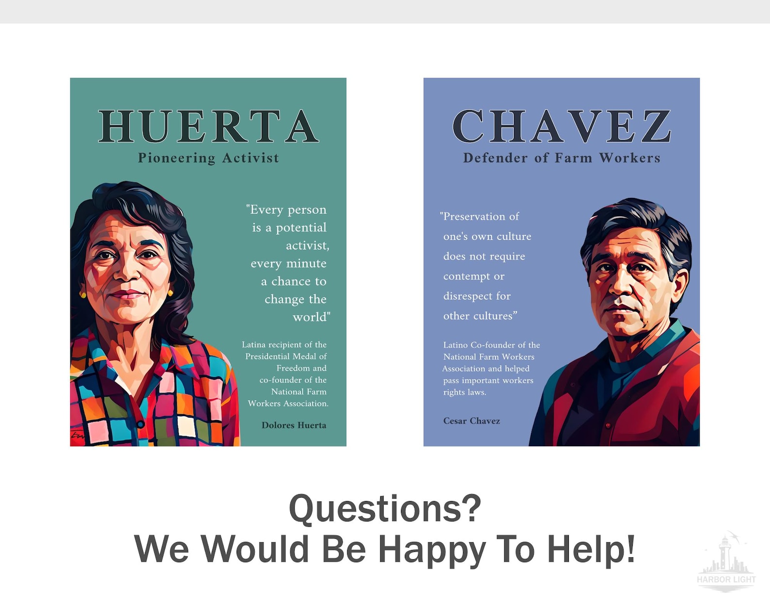 Hispanic Activists Poster Pack: Latin American Leaders (digital Print ...