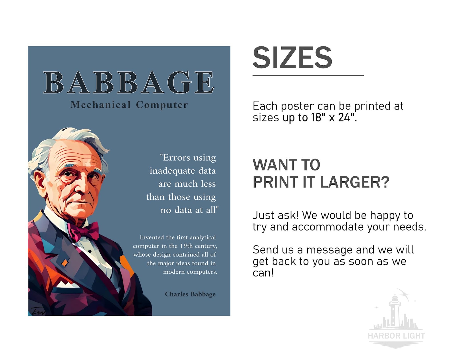 Famous Computer Scientists Printable Poster Pack 6x Teacher Comp Sci ...