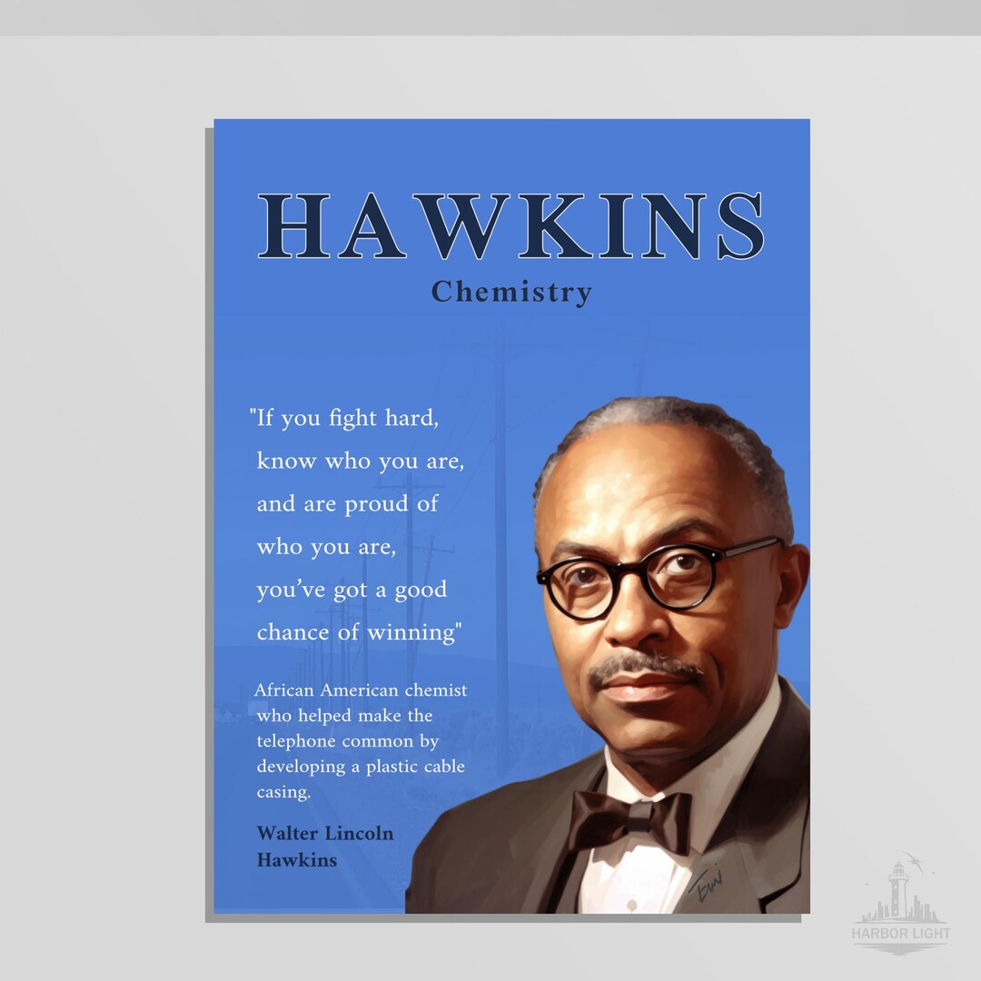 Walter Hawkins Printable Poster | Famous Black Scientist Wall Art ...