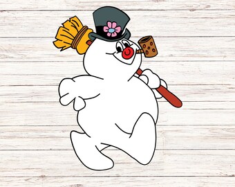 Snowman LAYERED SVG the Snowman SVG Frosty Clipart Snowman - Etsy