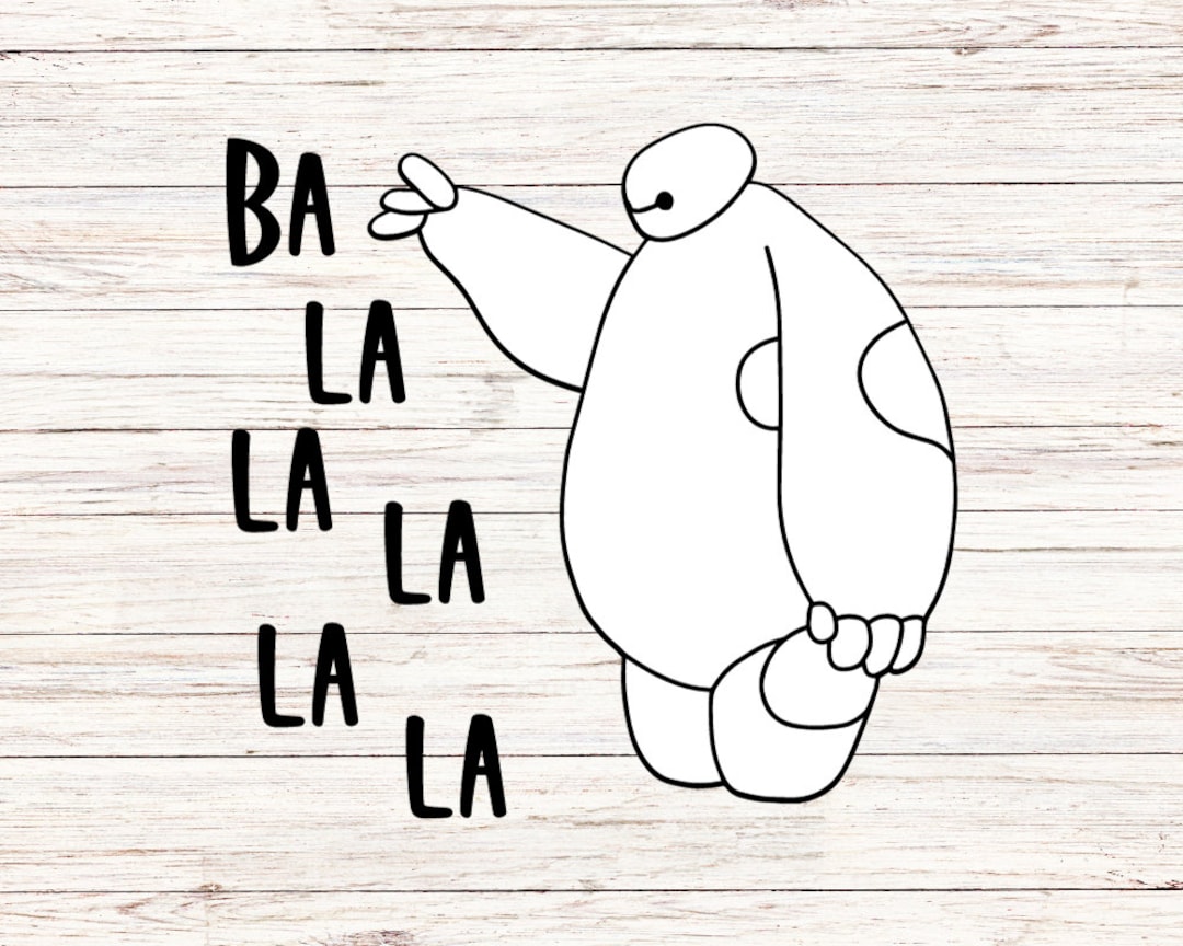 Baymax Svg File Big Hero Six - Etsy