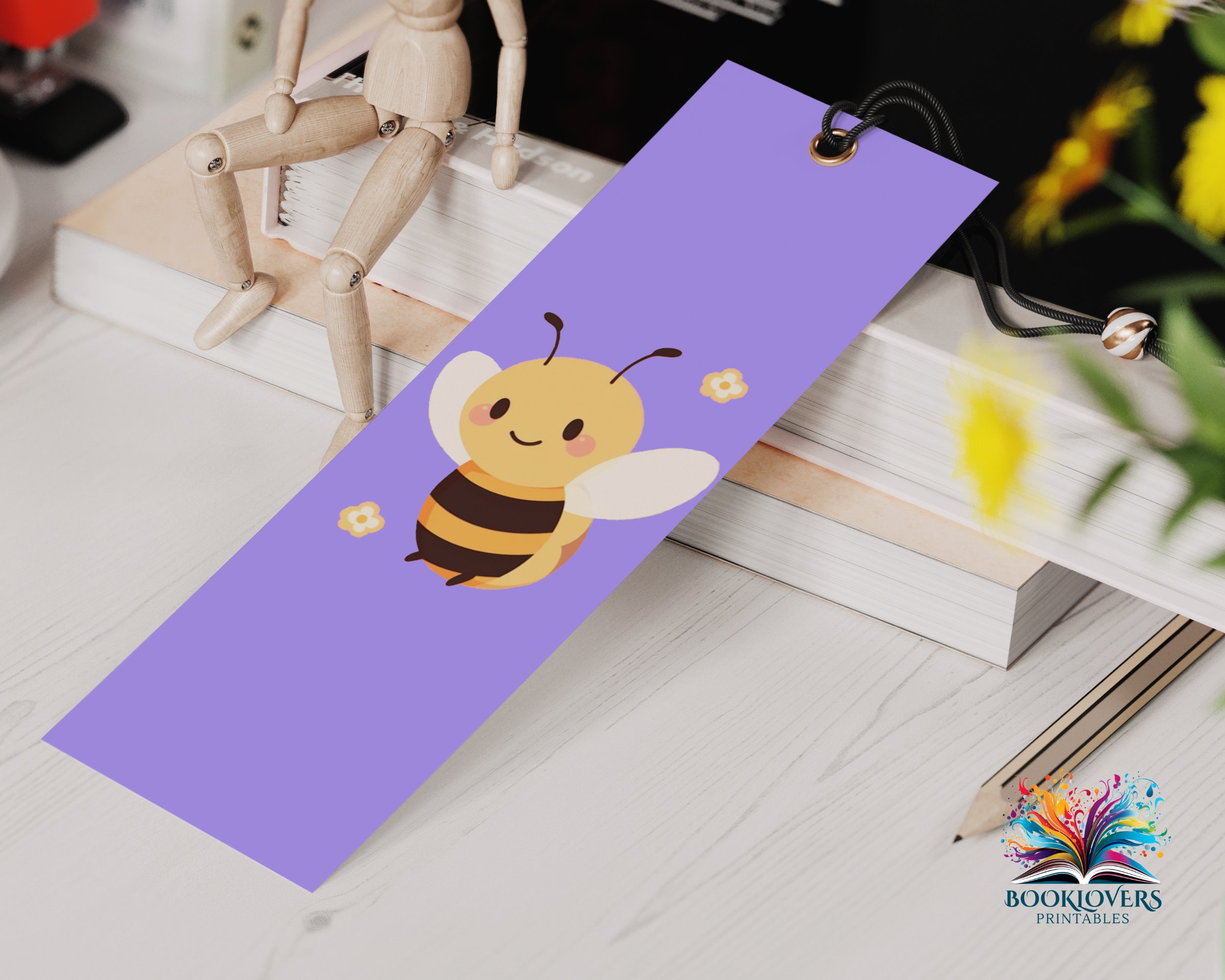 Kawaii Insect Printable Bookmark Instant PDF Digital Download Set of 12 ...