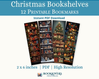 Christmas Bookmark PNG Bundle Christmas Bookmark Sublimation - Etsy
