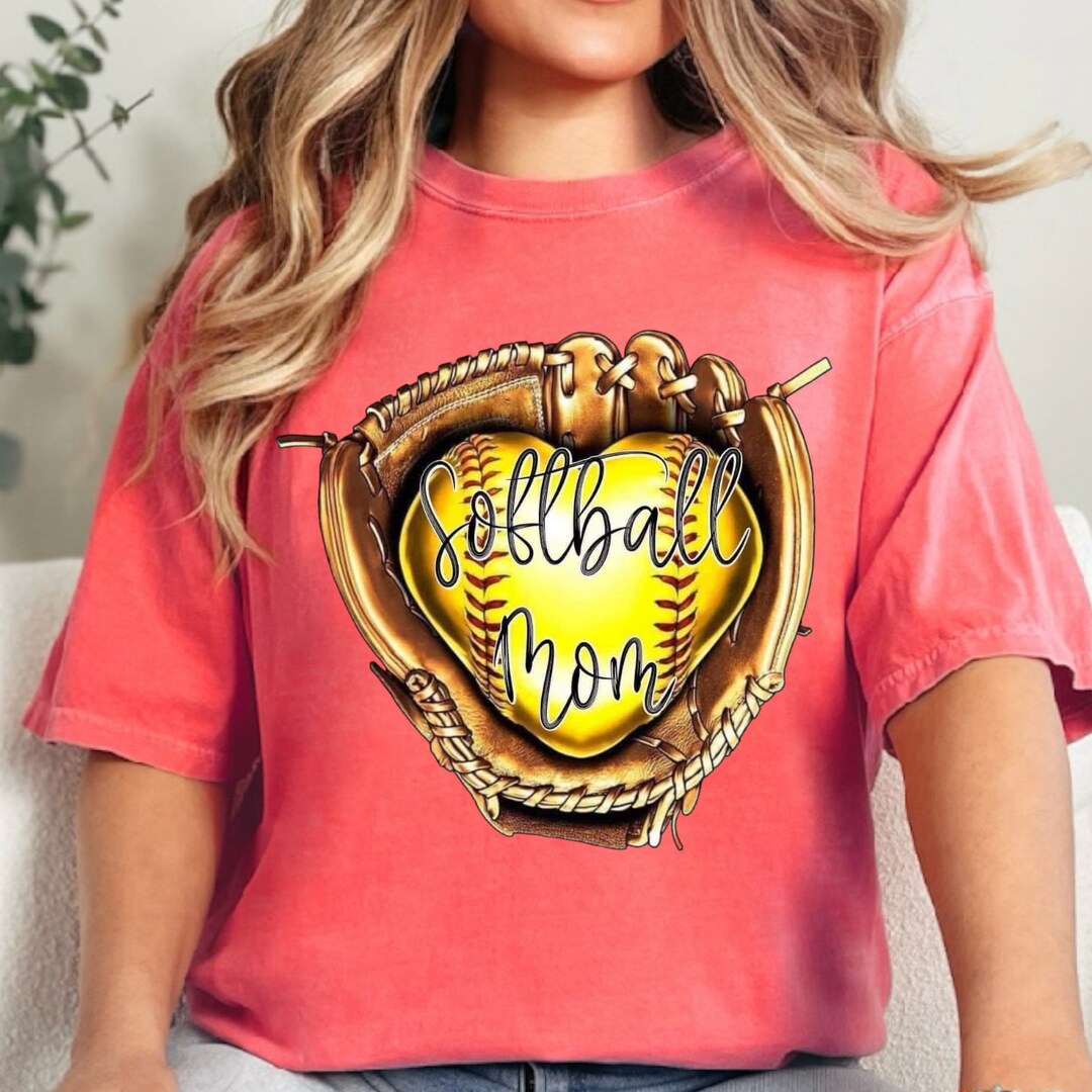 Softball Mom Ball and Glove Sublimated Sweatshirt | Gift for Her | Gift ...