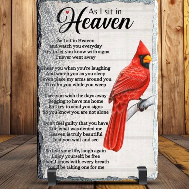 Cardinal Memorial Stone - Etsy