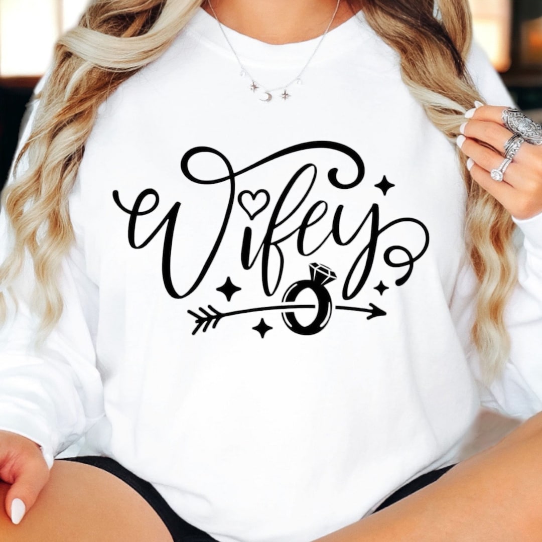 Wifey Tshirt | Basic Wife Shirt | Hubby and Wifey | Gift for Women ...