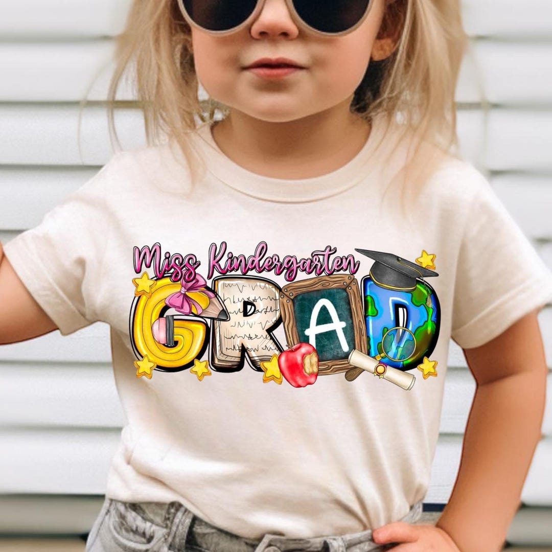Miss Kinder Grad | Last Day of School | Gift for Child | Student Life ...