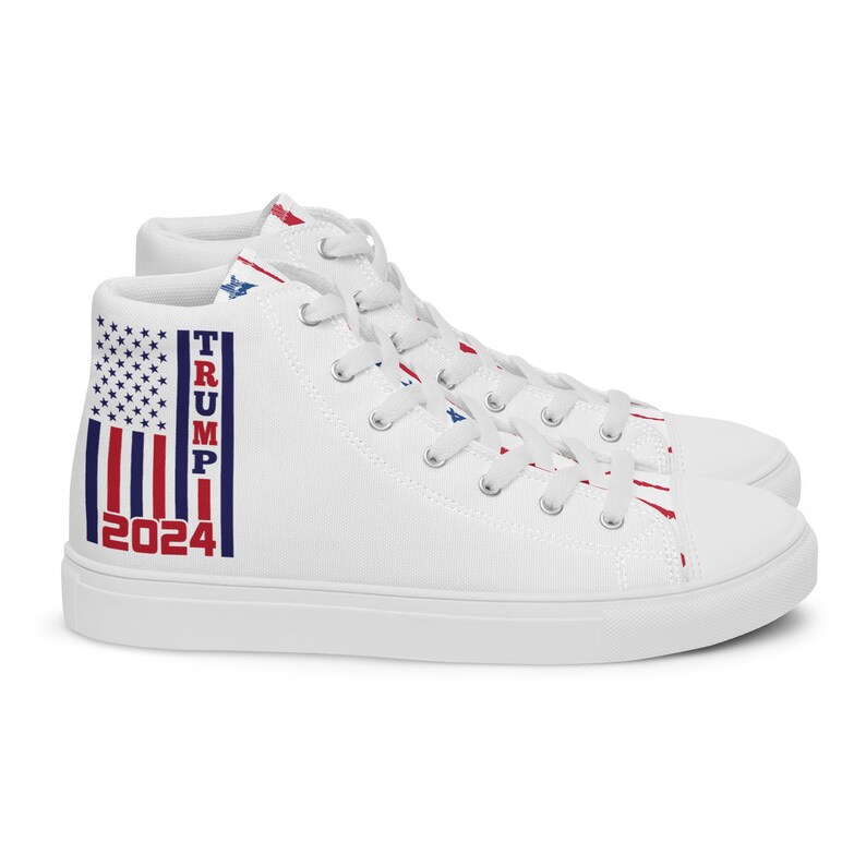 Trump 2024 MAGA Women’s High Top Canvas Shoes - Etsy