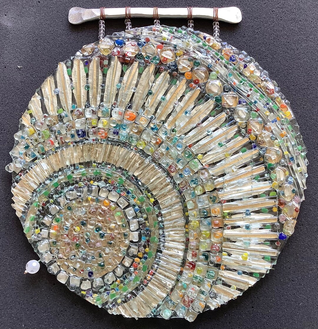 Unique Glass Wall Art and Sculpture - Etsy
