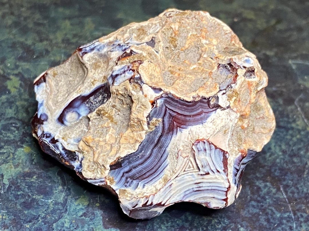 Agatized Replaced Banded Carnelian Agate Holiday Stocking Stuffer Gift ...