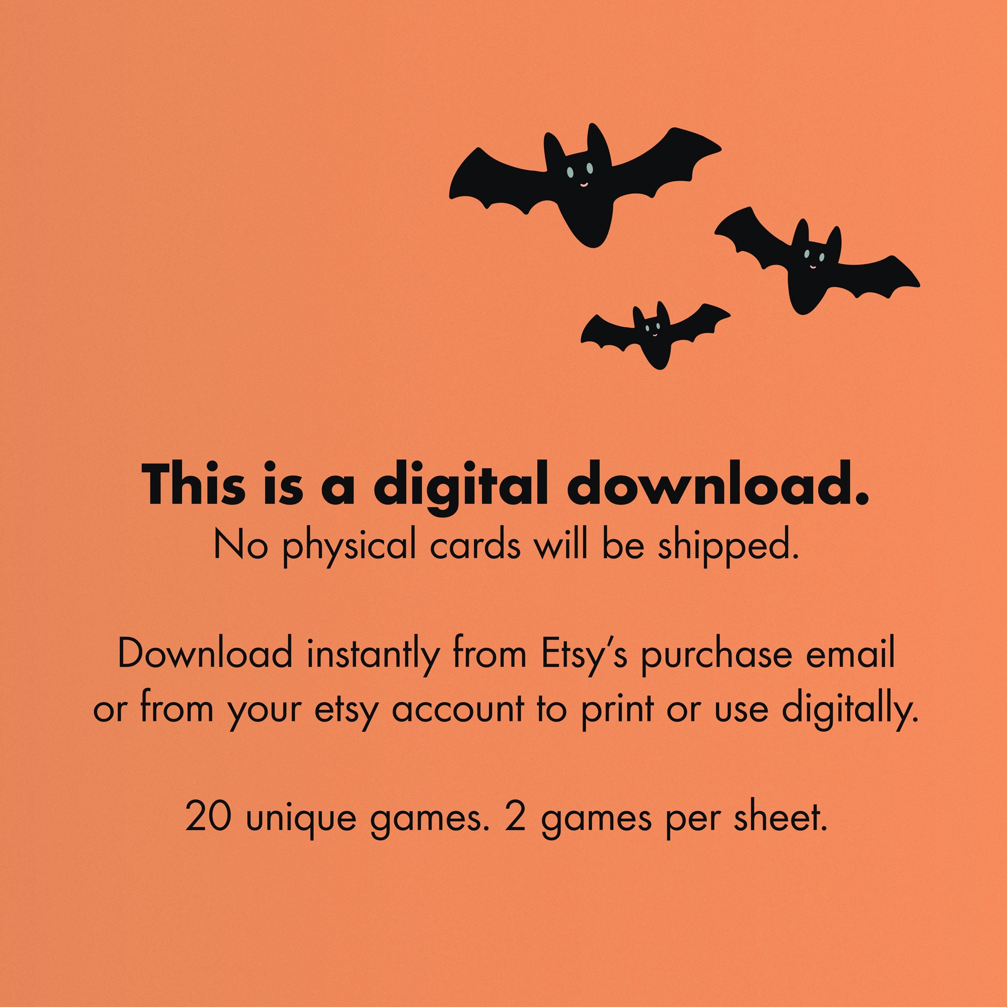 Printable Halloween Bingo Card Game, Halloween Activity for Kids Teens ...