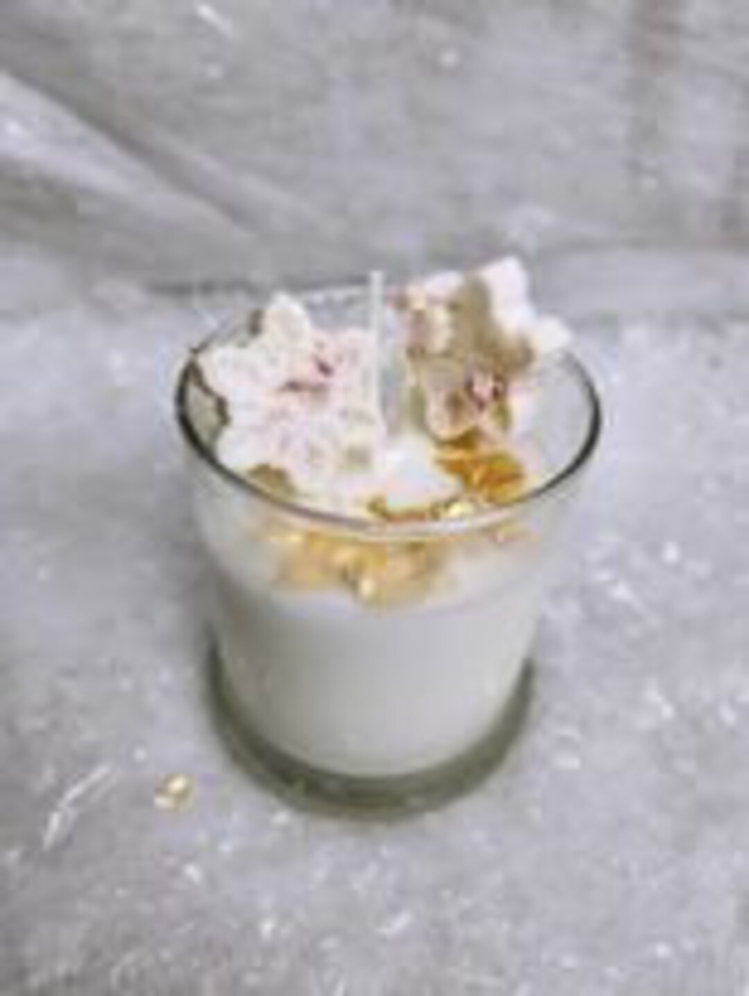 Candy Cane Candle Dripping in 24K Gold, Glitter, Candy Canes, Crystals ...