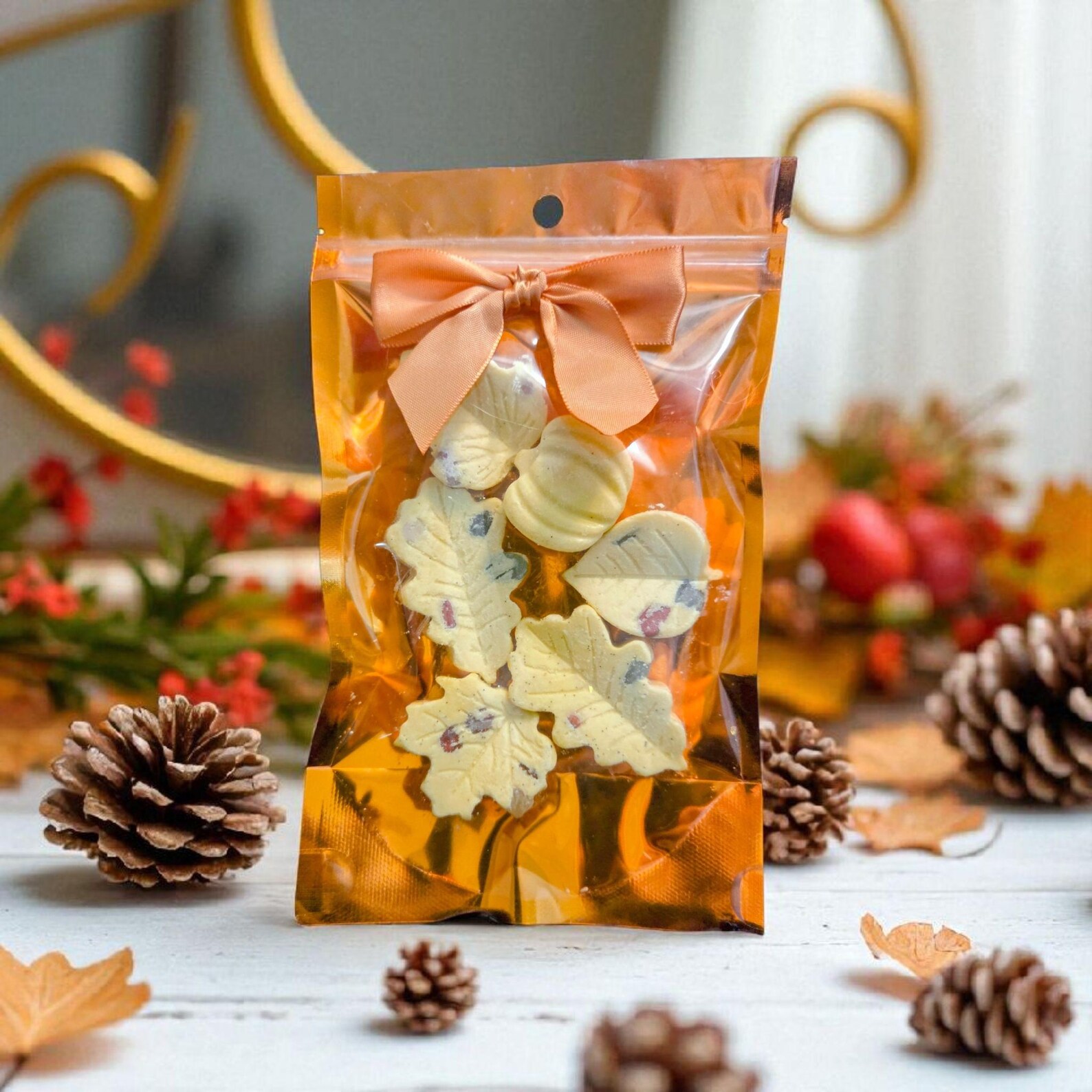 Crystal Infused Roasted Pine Cone Wax Melts: Woody Forest Scent - Etsy