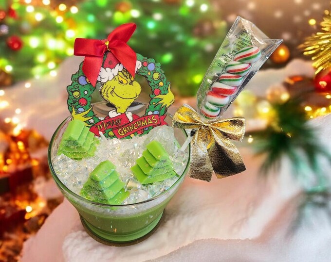 MERRY GRINCHMAS. This Grinch GINGERBREAD Candle is Inspired by Dr ...