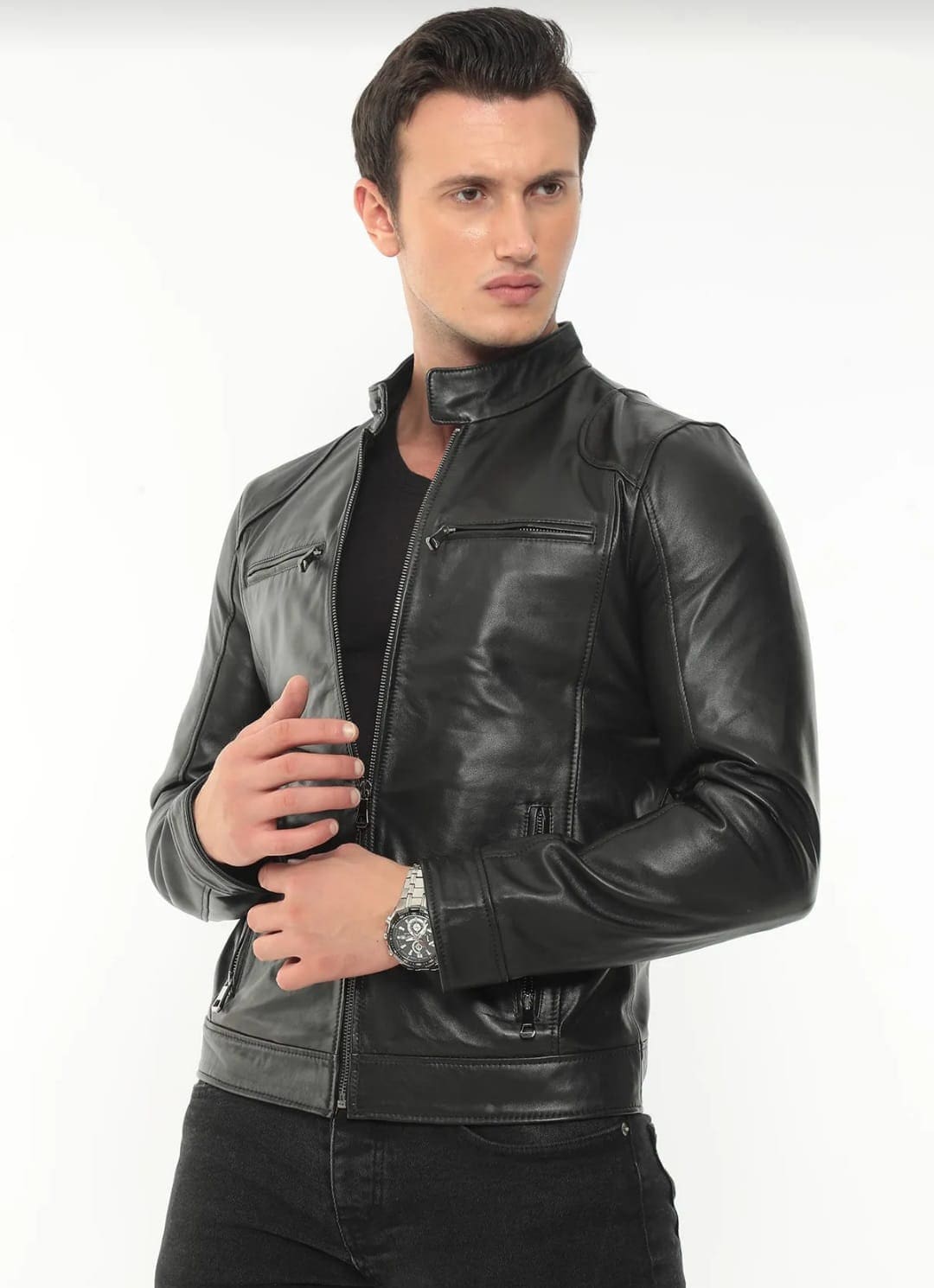 Men's Leather Jacket Great Design ,lightweight and Stylish Designs - Etsy