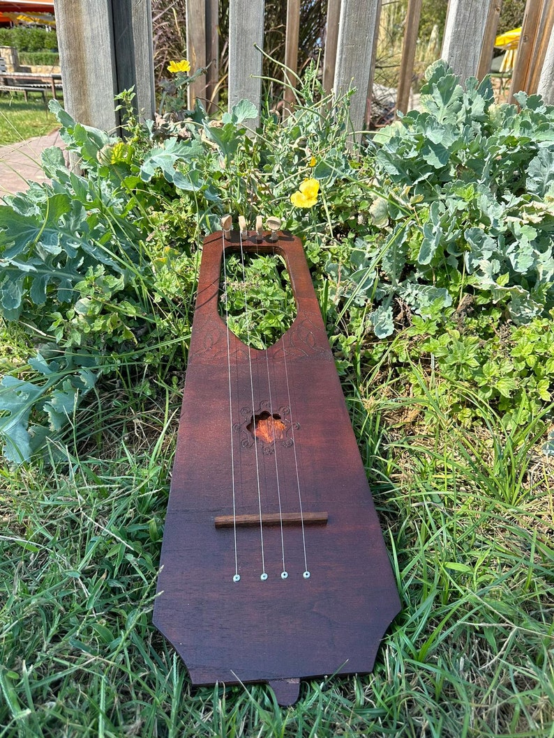 Talharpa Bowed 4 String Gudok Novgorod Lyre Viking Rebec Active ...