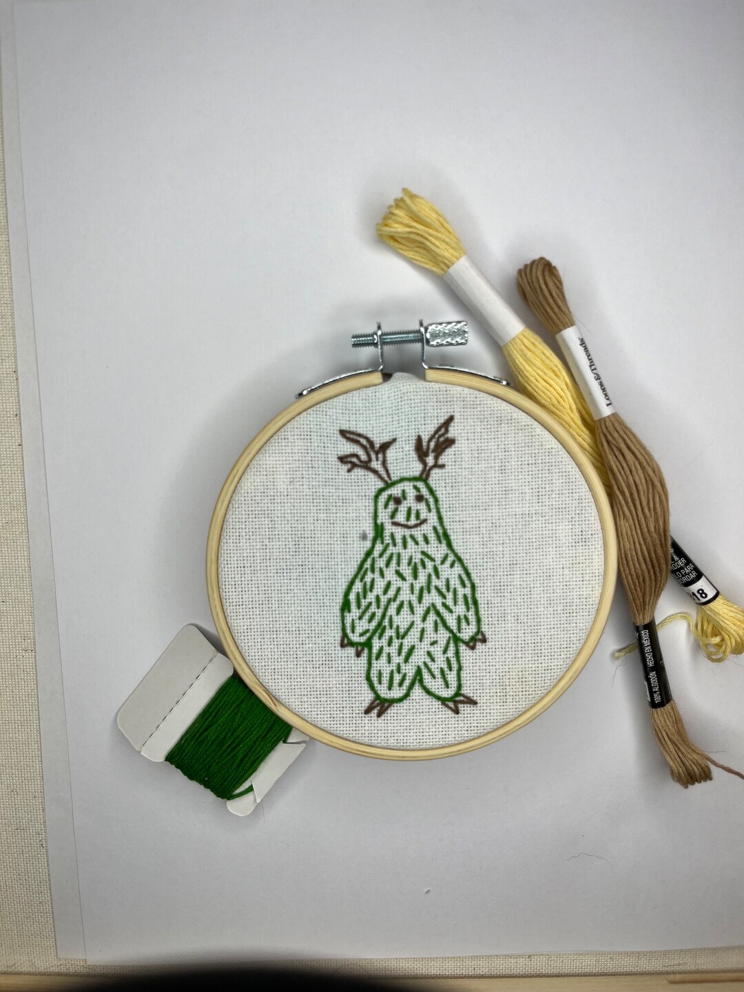 Adopt-a-monster Embroidery Monster Embroidered Hoop Art - Etsy