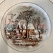 Vintage Winter Scene Collectable Plate - Etsy