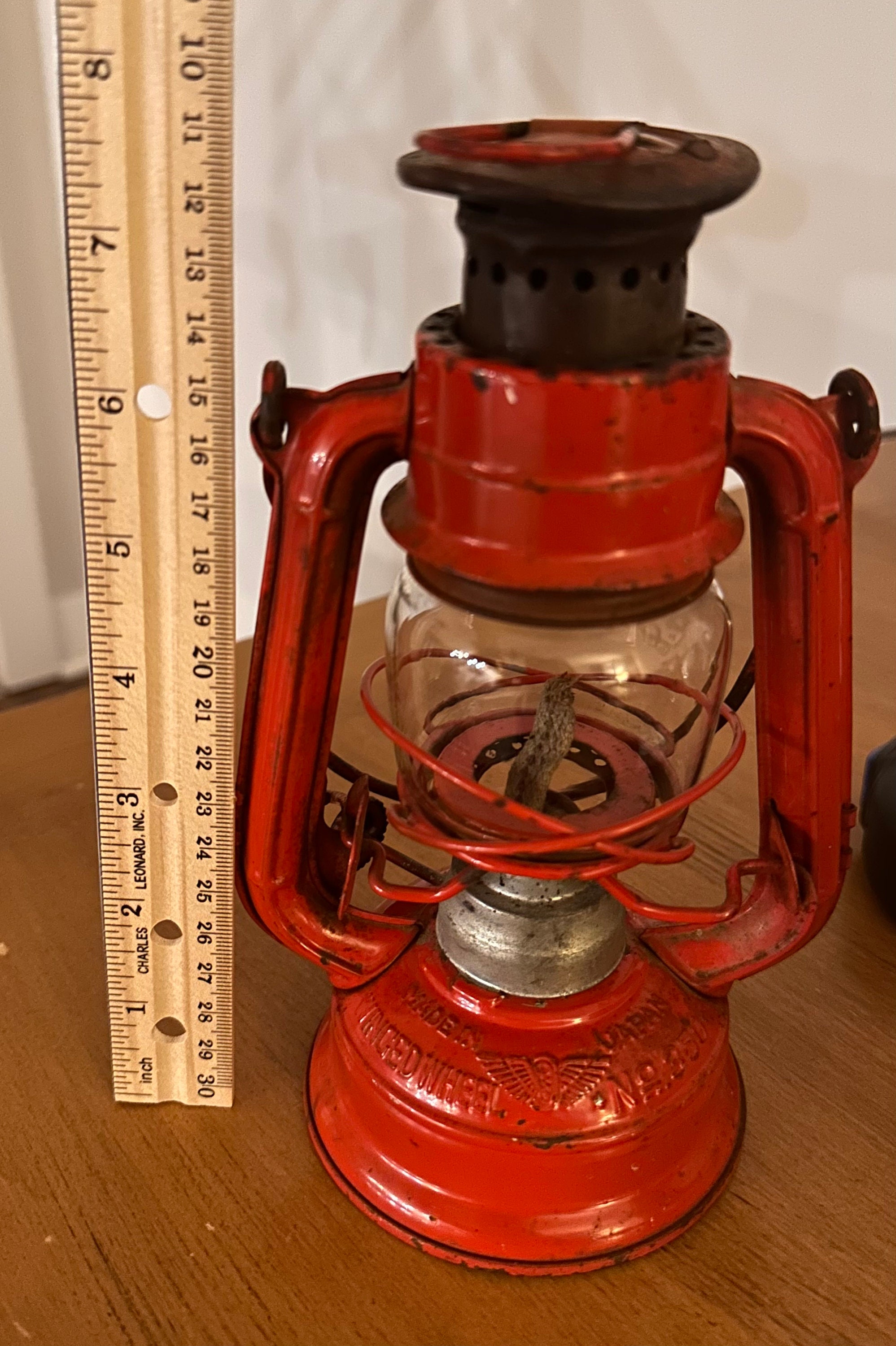 Winged Wheel Red Lantern No 350 Made in Japan - Etsy