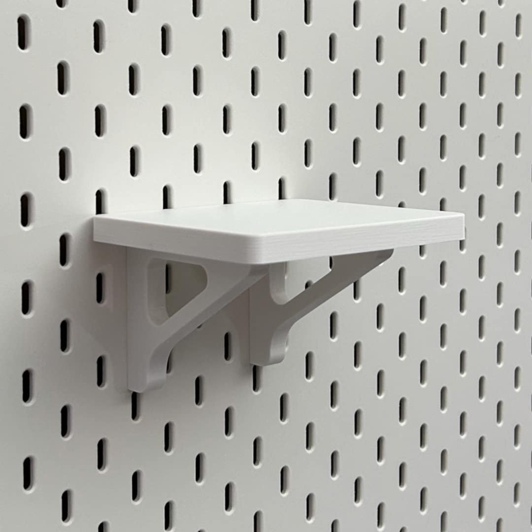 IKEA Skadis Pegboard Shelf | 3D Printed Shelf for Organizing - Etsy