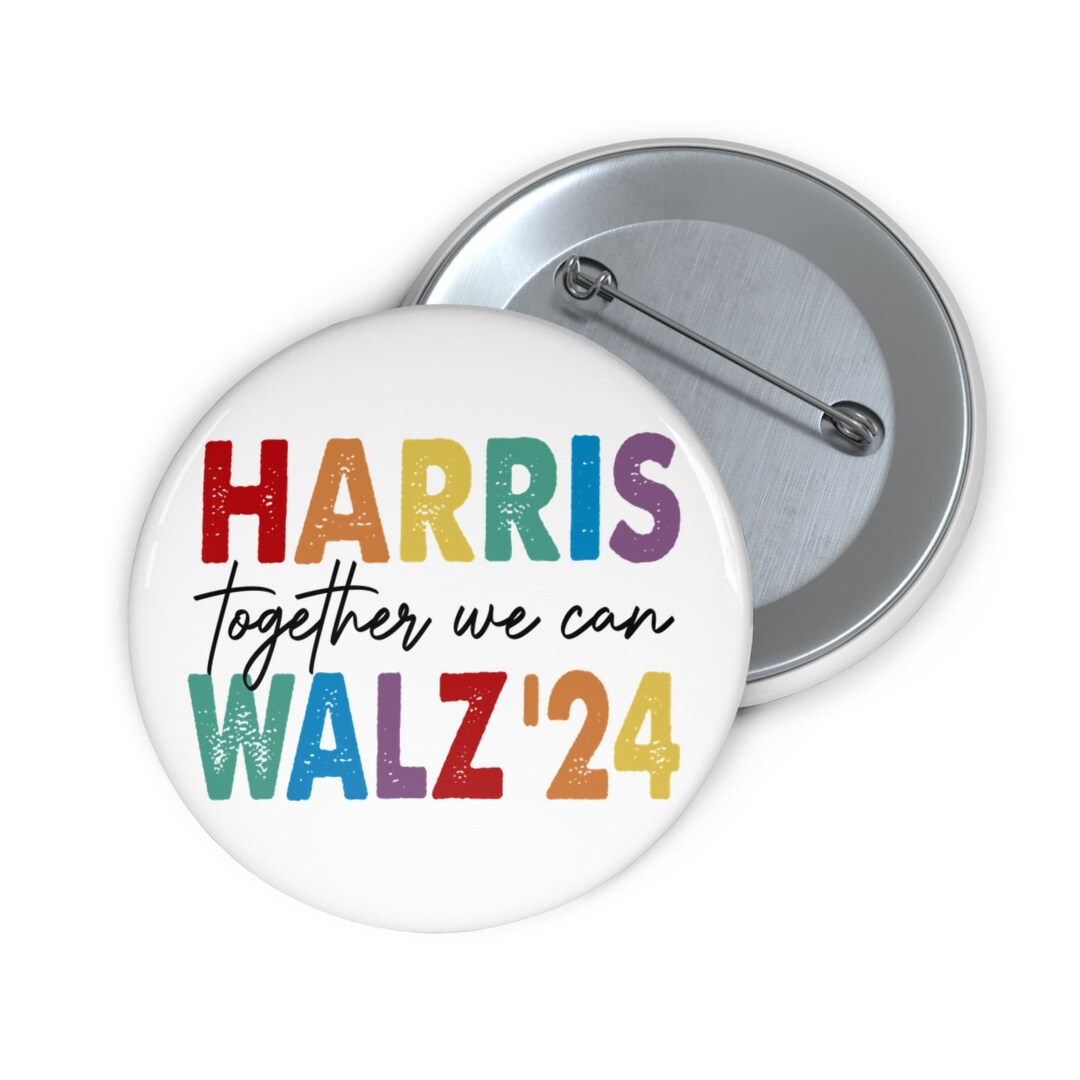 Kamala Harris Walz for President Pins Kamala 2024 Buttons Kamala Harris ...
