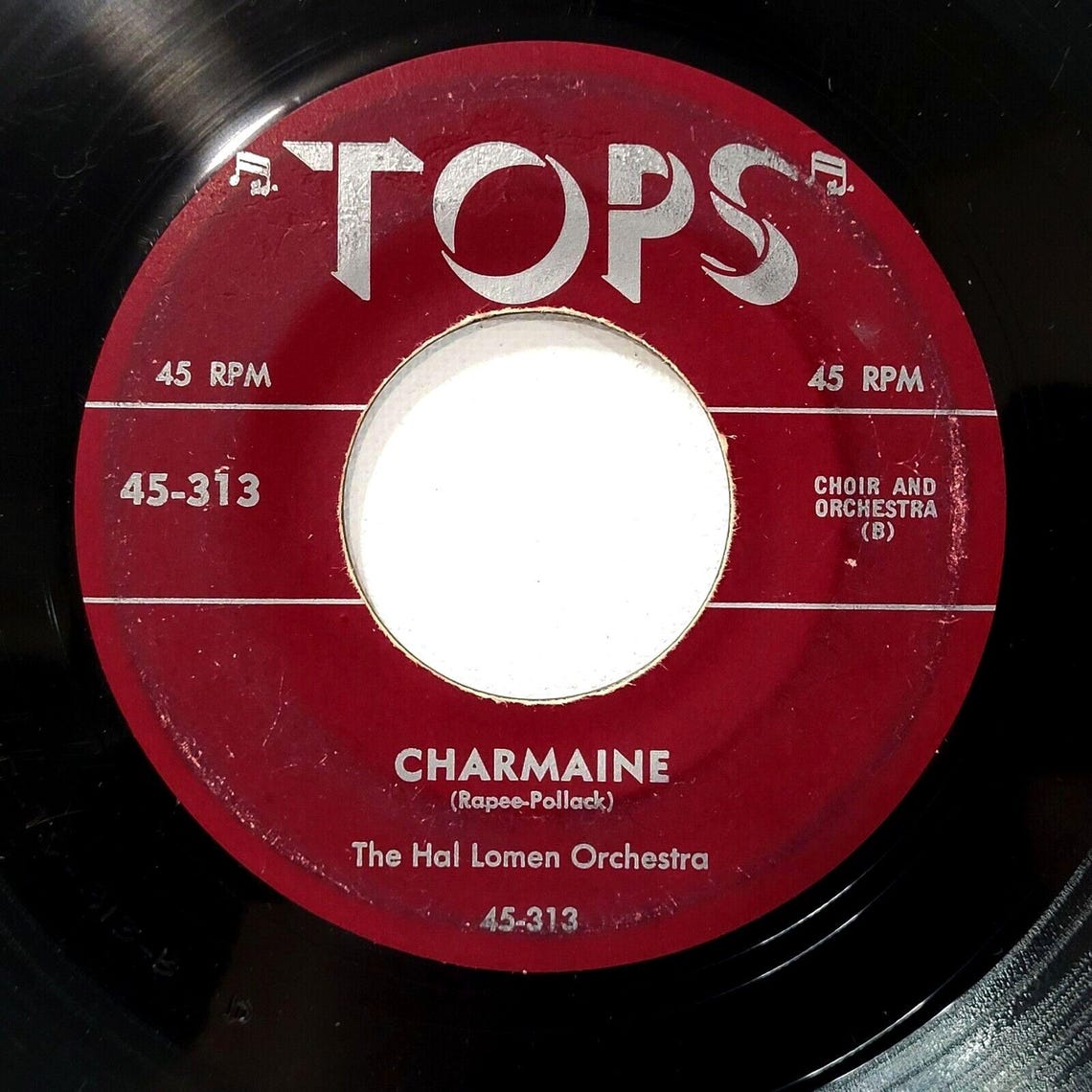 Hal Lomen Orchestra 45 RPM - Jealousy / Charmaine - Tops VG Pop, Easy ...