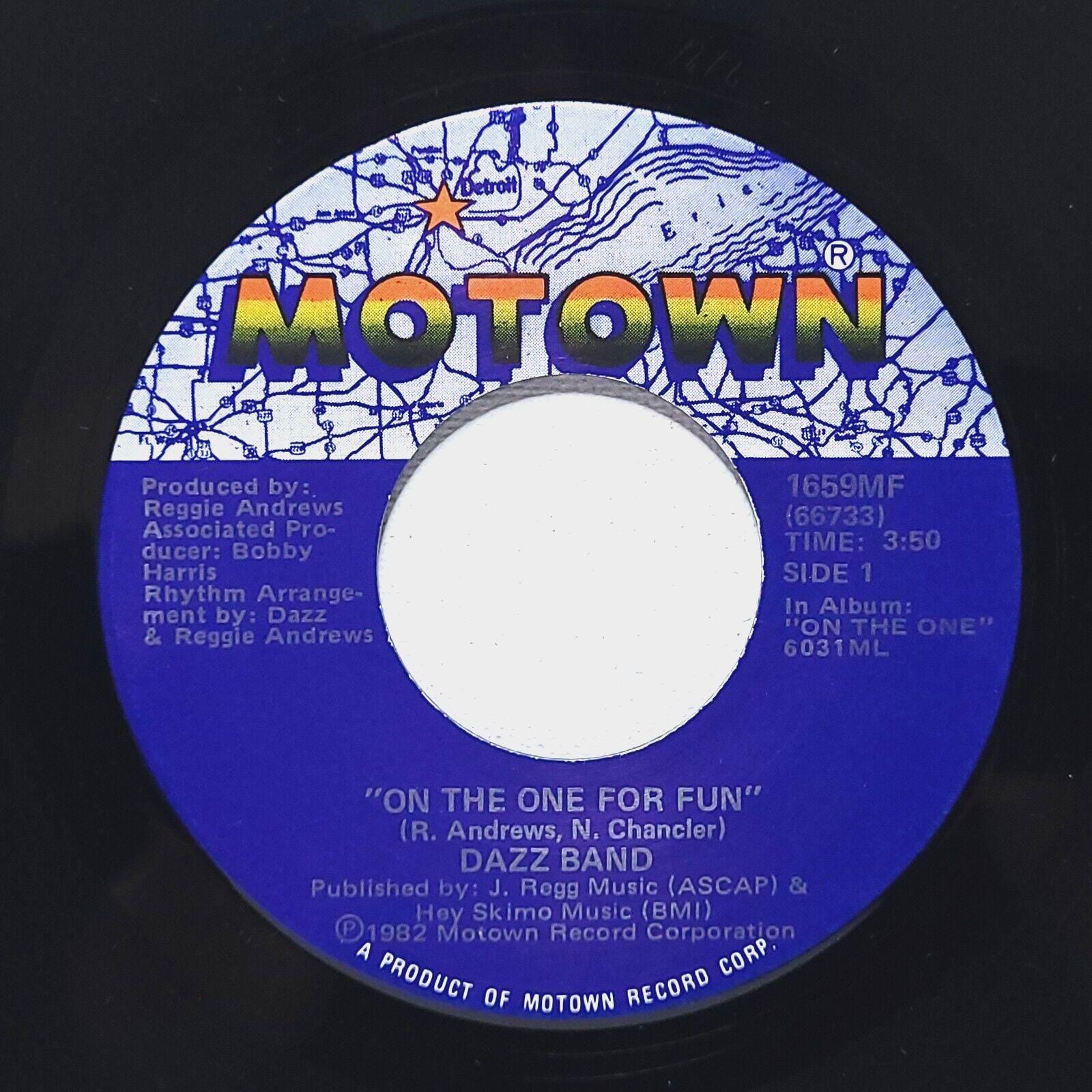 Dazz Band - on the One for Fun / Just Believe in Love - 1983 Motown 45 ...