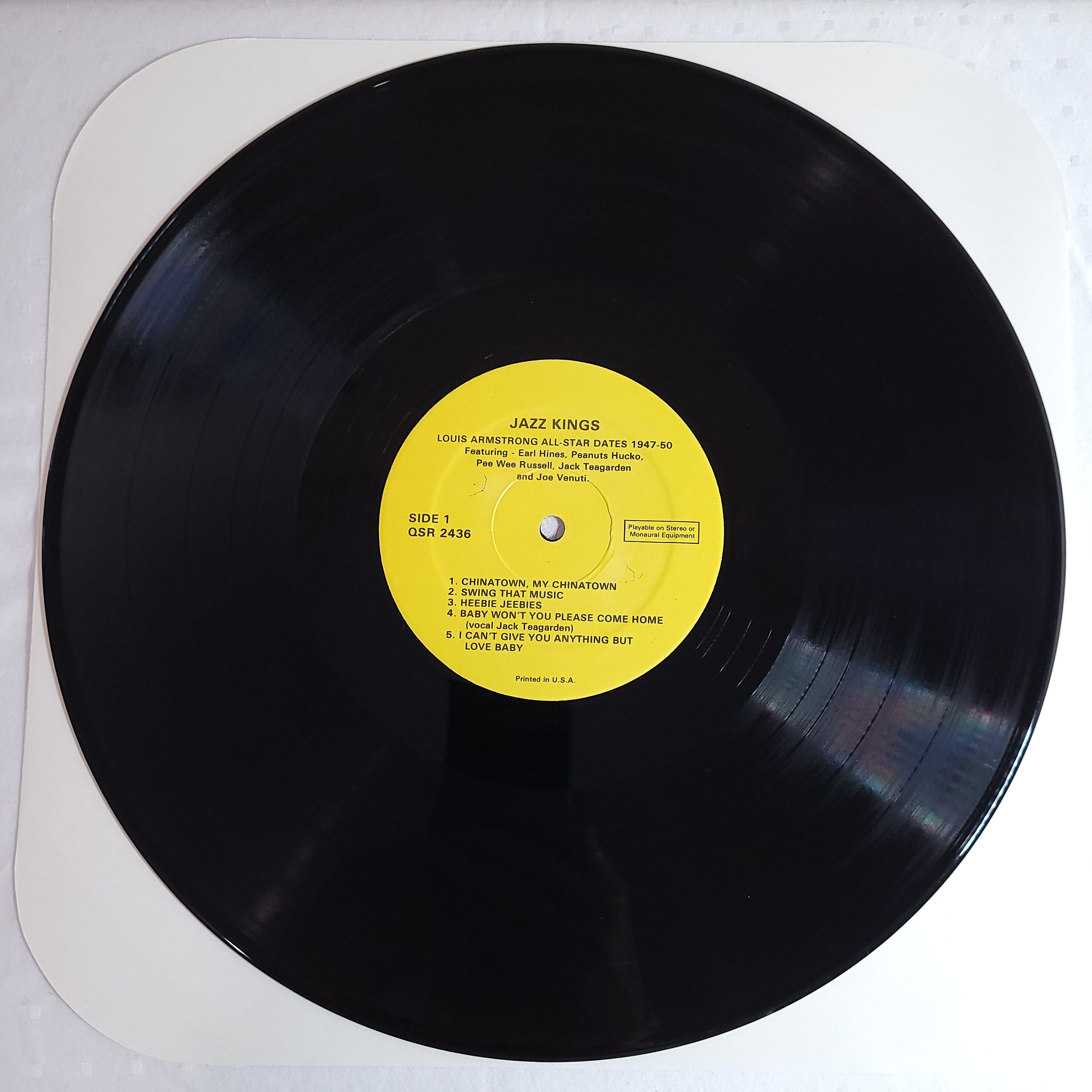 Louis Armstrong LP Vinyl Record All-star Dates 1947-50 - Etsy