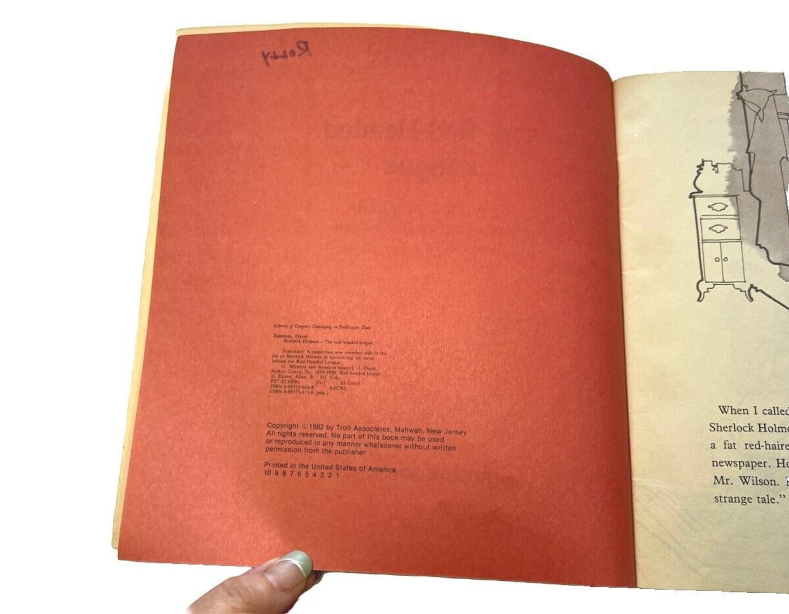 Vintage, Adventures of Sherlock Holmes, the Red Headed League ...