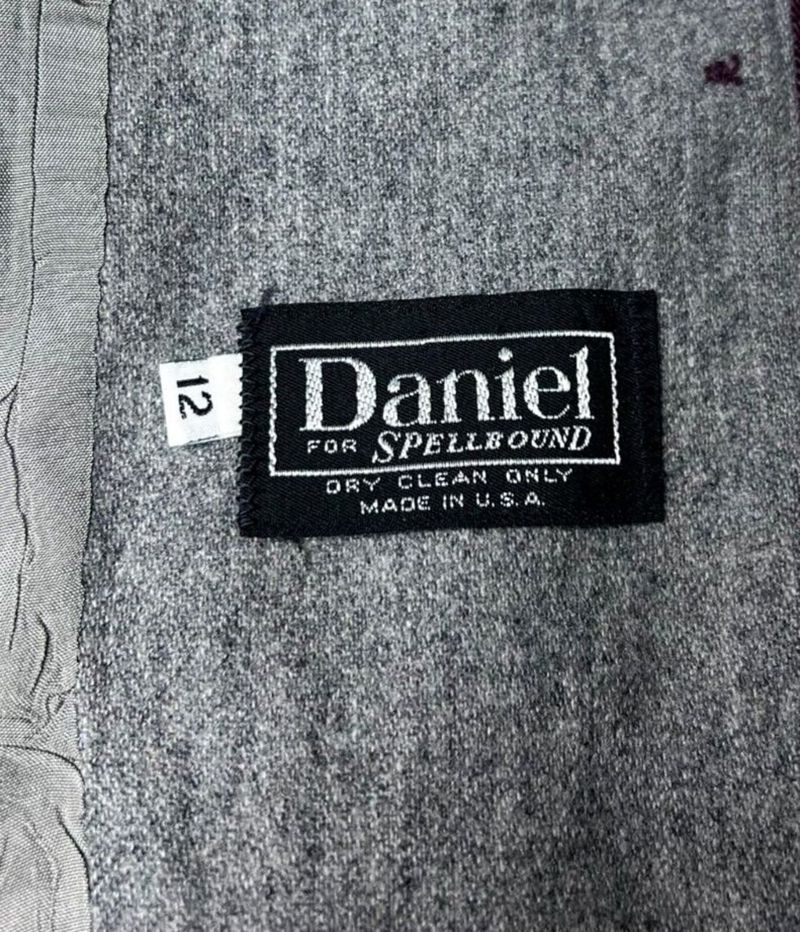 Vintage Daniel for Spellbound Women's Blazer Gray Wool Blend Size 12 ...