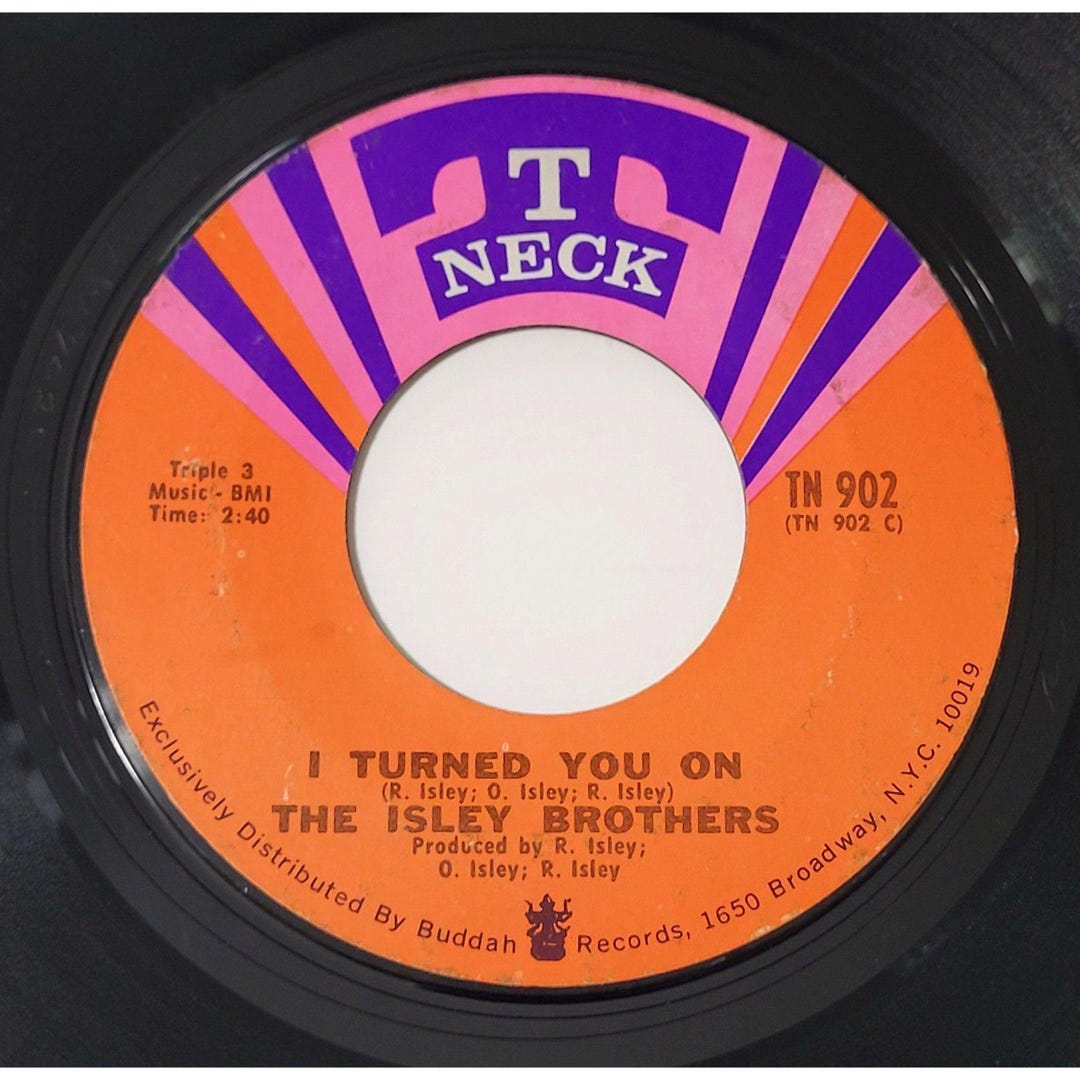 Isley Brothers 45 RPM I Turned You on / I Know Who You Been Socking It ...