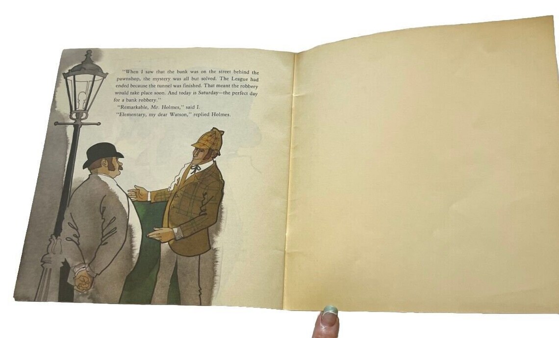 Vintage, Adventures of Sherlock Holmes, the Red Headed League ...